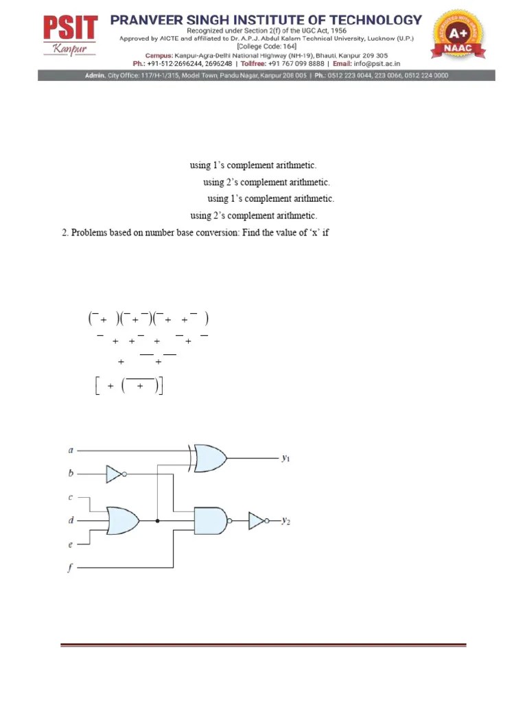 Practice Sheet 1 Pdf Boolean Algebra Teaching Mathematics