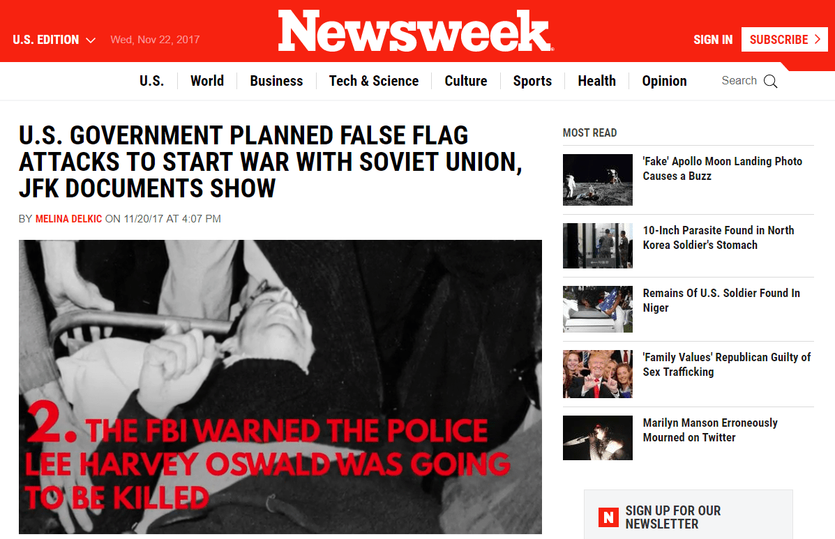 Operation Northwoods and the Plot to Blame the JFK Assassination on ...
