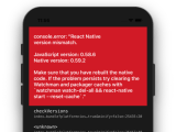 Resolving React Native Version Mismatch Errors Implementationdetails