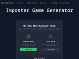 Imposter Game Generator