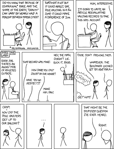 XKCD: Vault calculation – Improbable Research