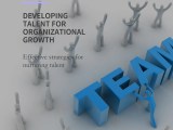 Nurturing Talent Organizational Development Strategies