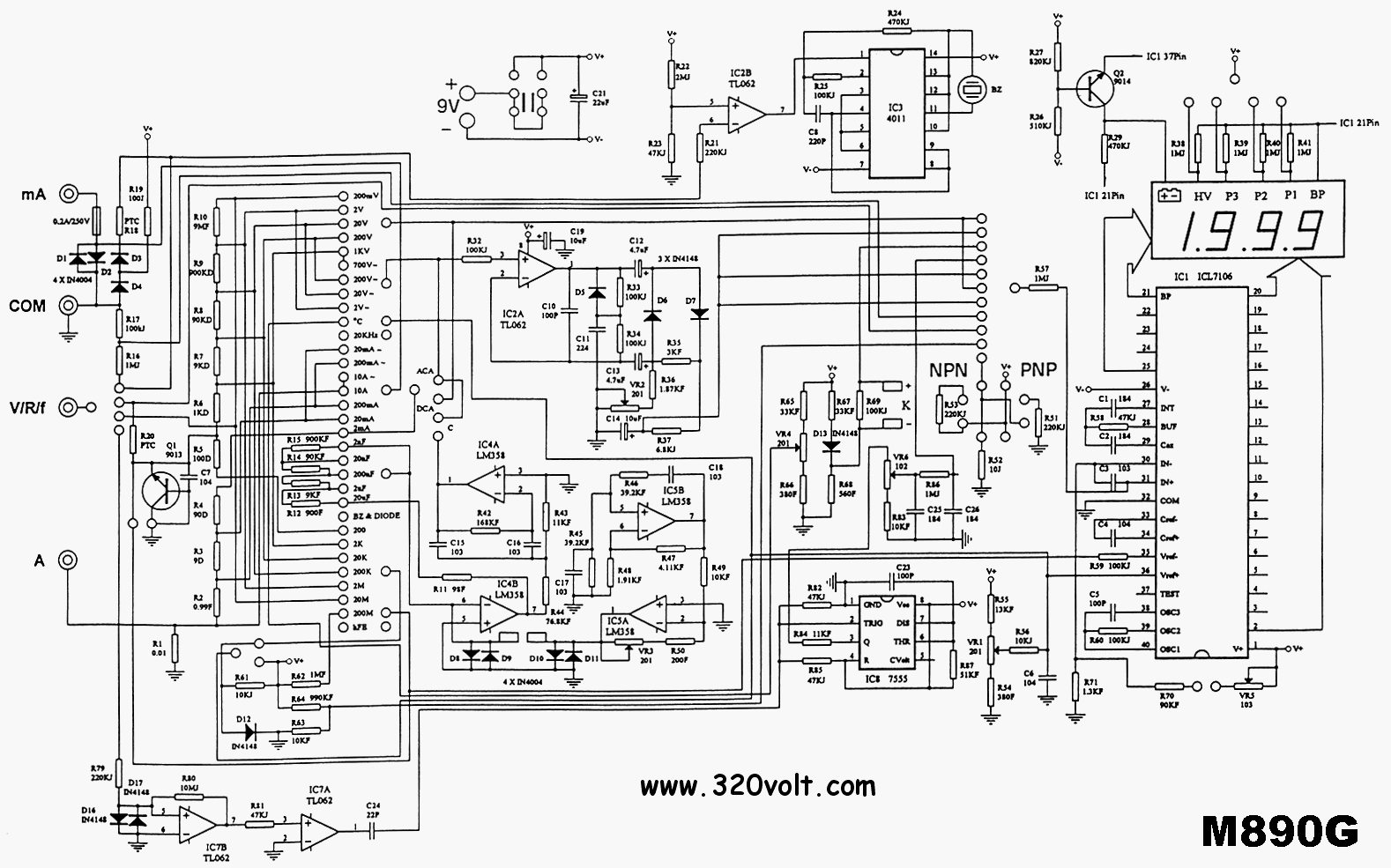 Schematic Mas830l Multimeter Circuit Diagram Circuit Diagram schematic-mas830l-multimeter-circuit-diagram-circuit-diagram