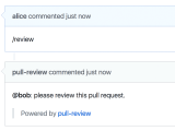 Github Imsky Pull Review White Check Mark Assign Pull Request