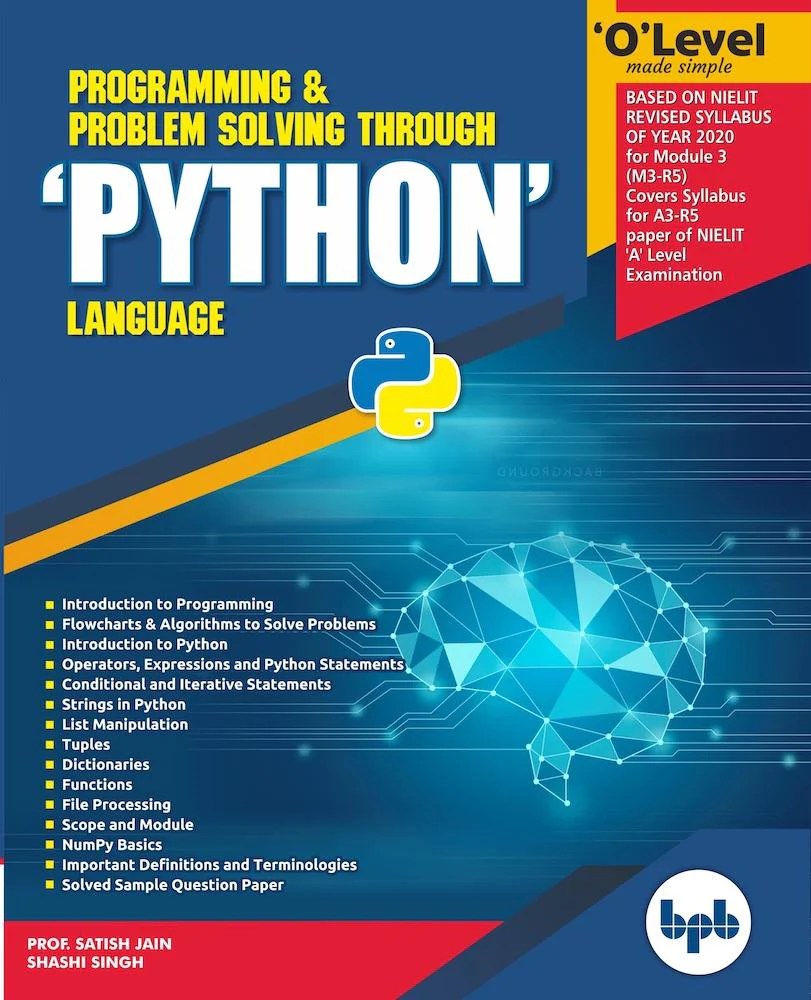 Download Nielit O Level Python Ebook Python Programming Book Bpb Online
