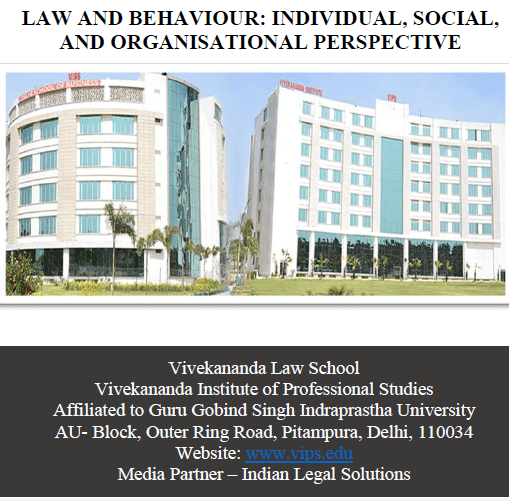 Conference on Law and Behaviour by VIPS, Delhi [Feb 17] - Indian Legal ...