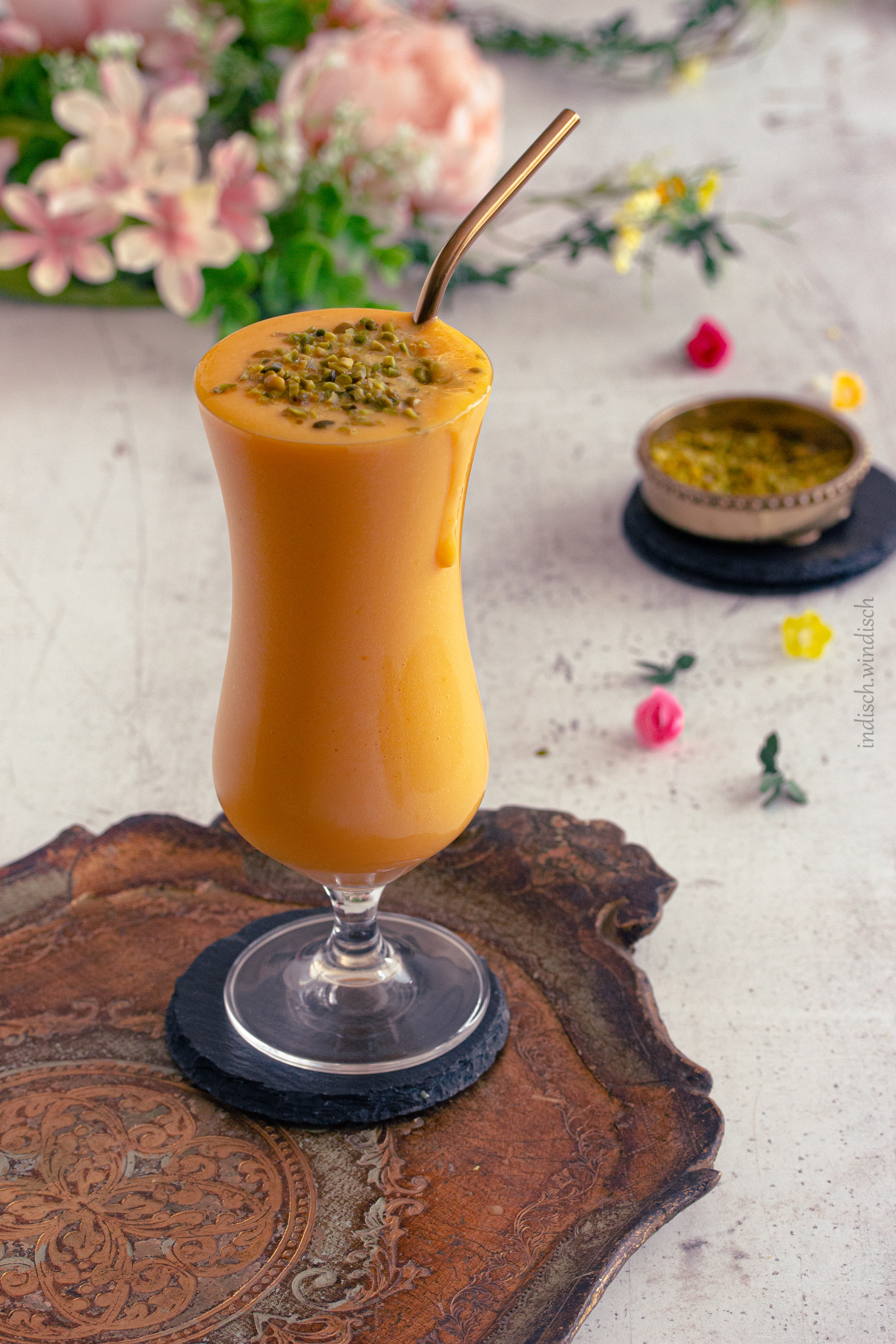 Kesar-Pista Mango Shake | indischwindisch