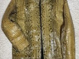 Luxury Men S Python Leather Jacket Exotic Style Indopython