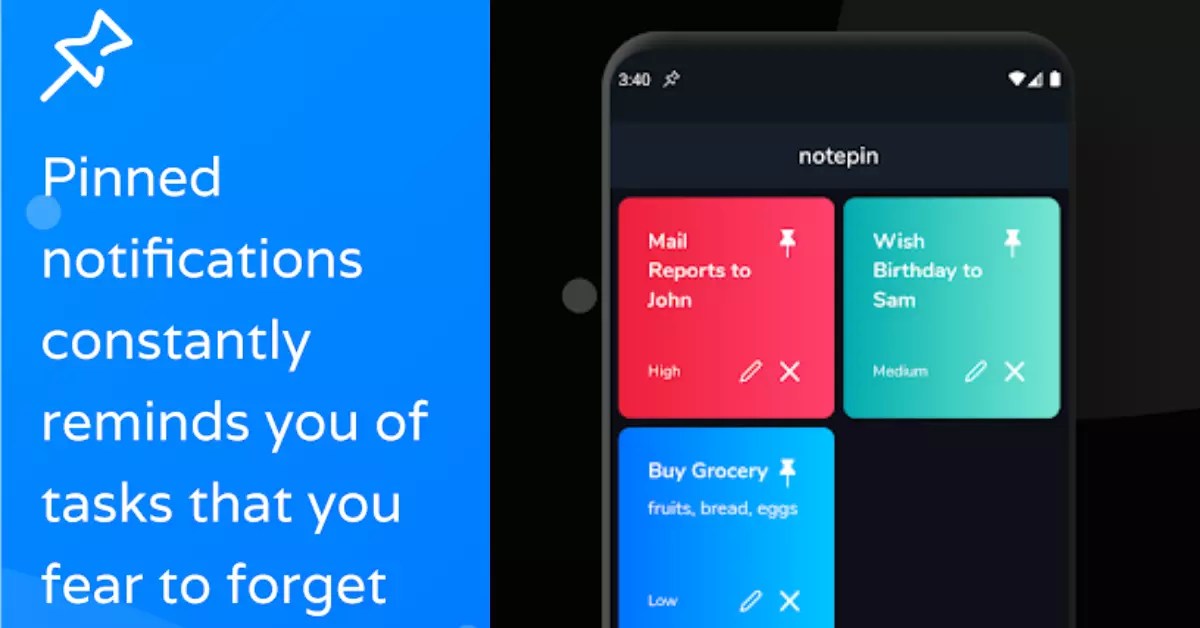Custom Notes In Notification Bar App » IND Shorts
