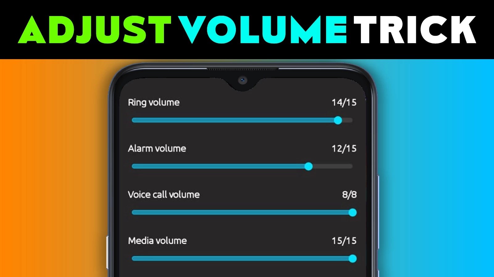 ADJUST VOLUME: Audio Manager Hide Photo » IND Shorts