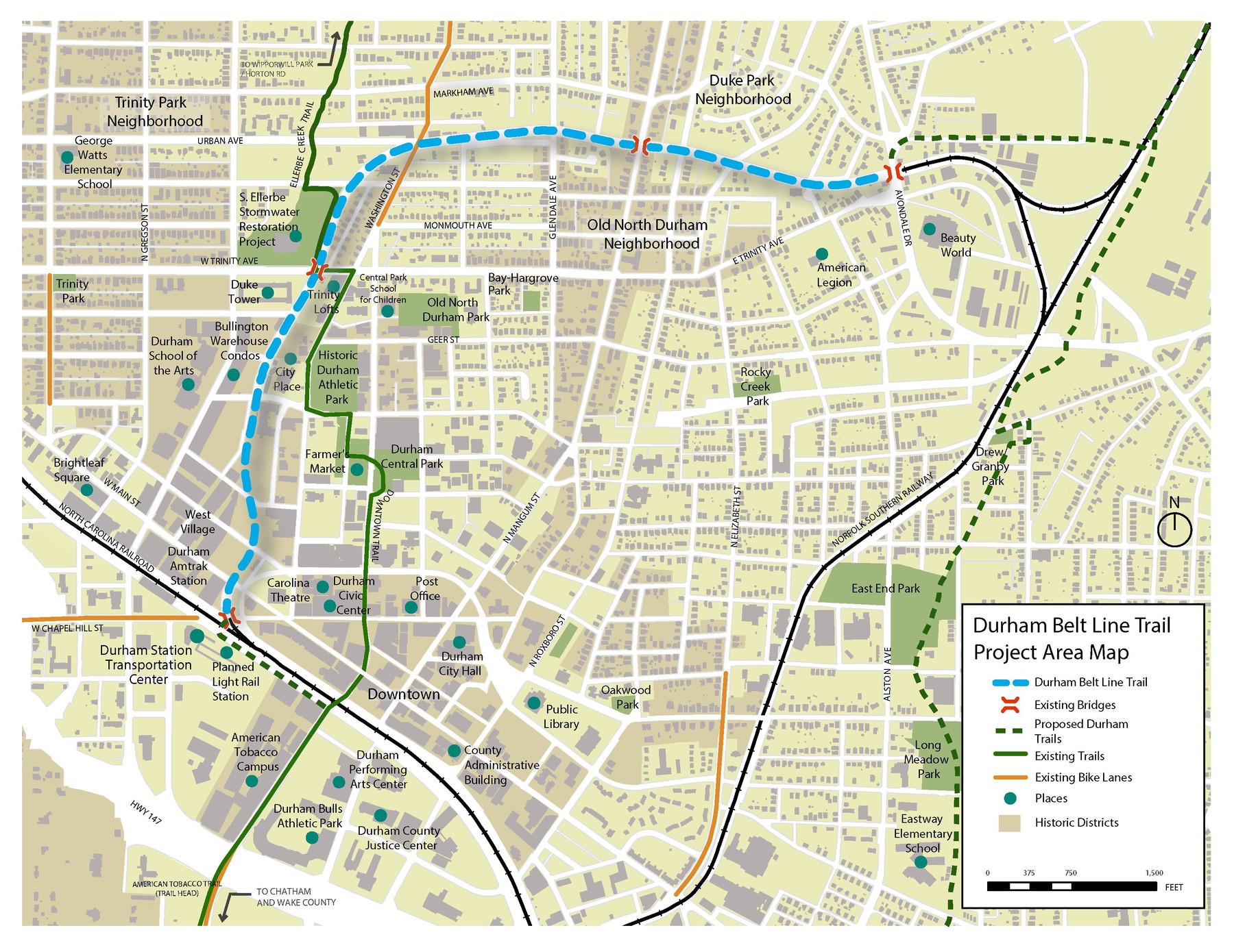 City Council Approves Durham Belt Line Master Plan, Aims to Acquire ...