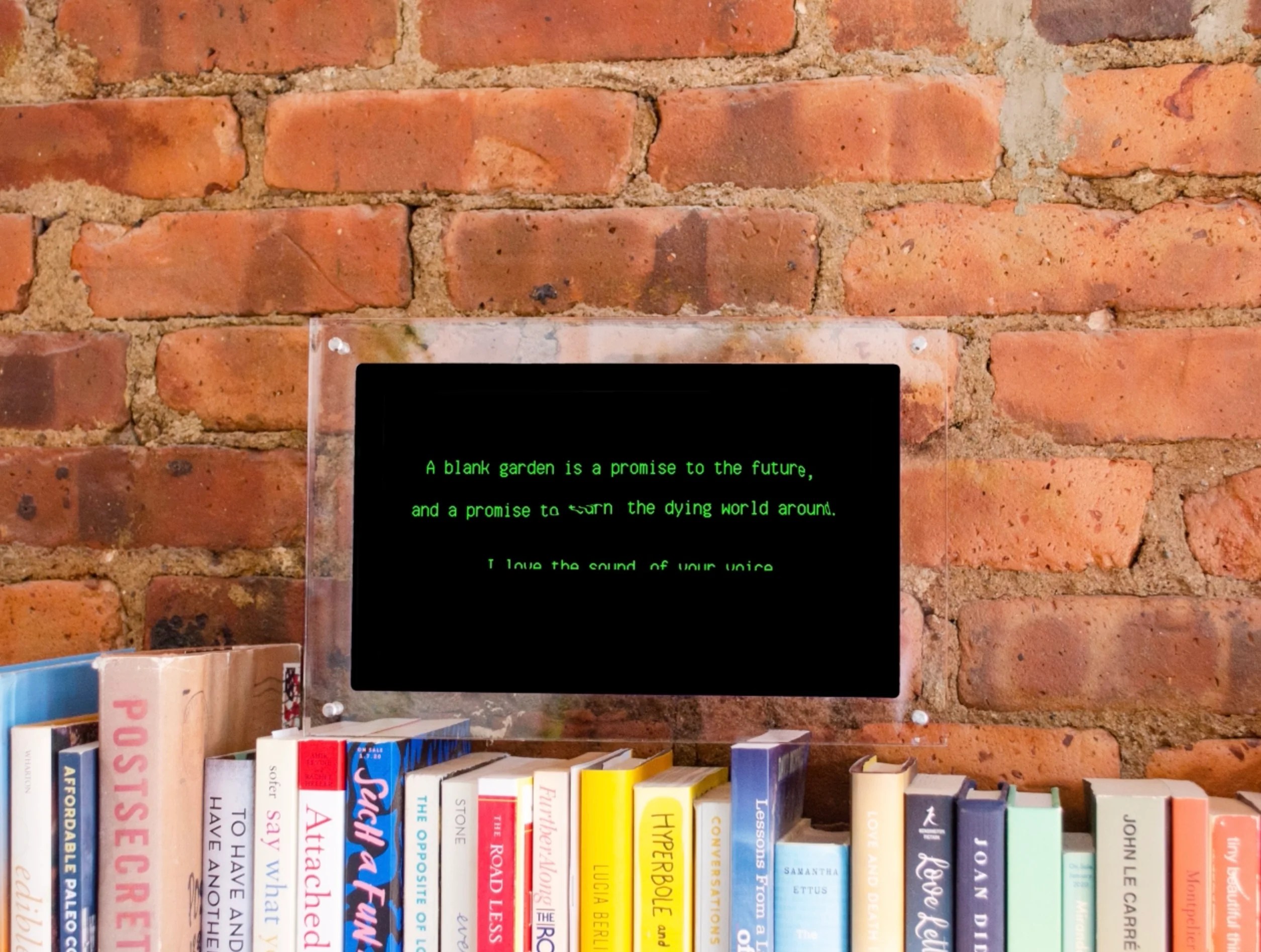 Sasha Stiles Cursive Binary Infinite Objects