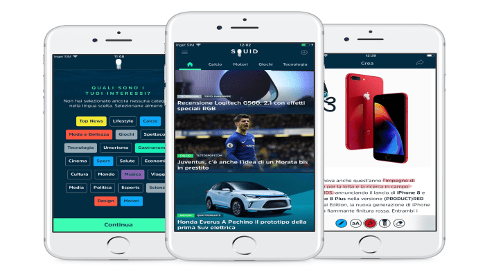 SQUID, l'app di notizie per tutte esigenze raggiunge il milione di download