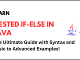 Nested If Else In Java Syntax Examples