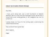 5 Templates For Project Status Email To Stakeholders Examples