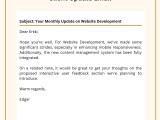 Project Update Template Email Templateworksheet