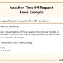 How To Write A Vacation Request Email Or Leave Of Absence