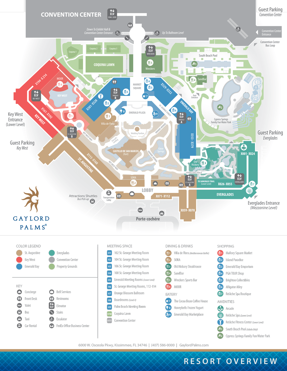 Gaylord Texan Resort Map Gaylord Texan Resort Convention Center