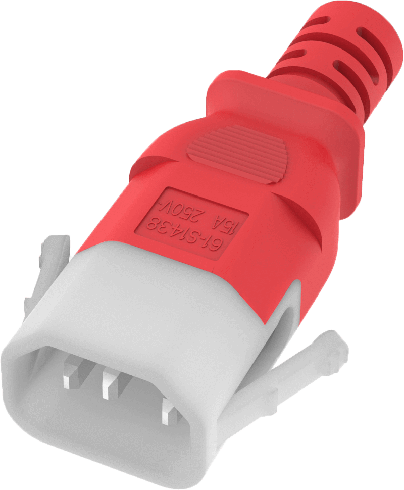 P-Lock C14 C13 Power Cord - SSEMCO