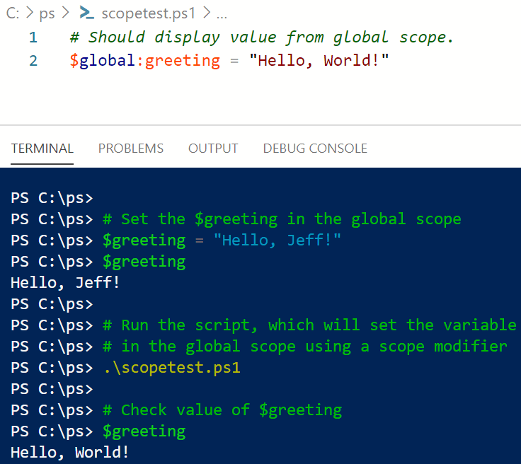 Powershell Variable Scope Guide Using Scope In Scripts And Modules - HD Landscape Photos for Desktop
