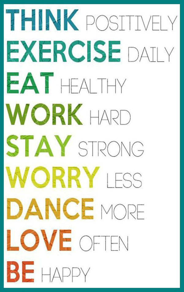 Think Positive: 9 Rules of Life | Infographic A Day