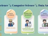 Data Science Vs Computer Science Vs Data Analytics Infographic