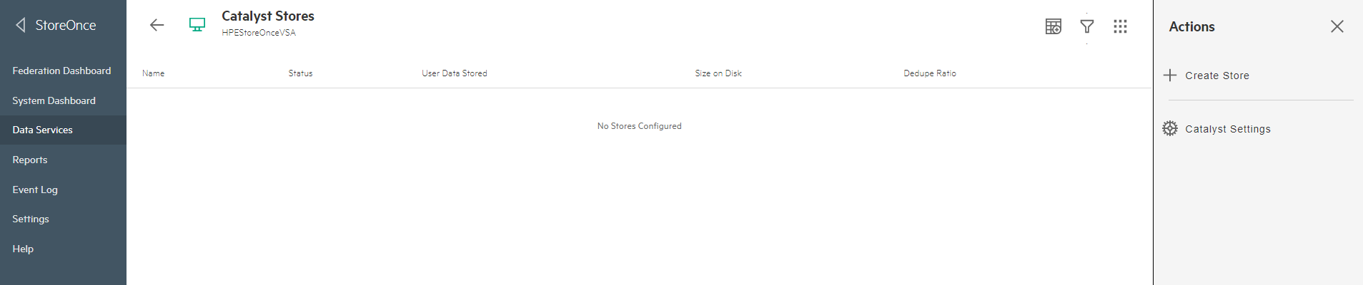 HPE StoreOnce Catalyst Store - InfraPCS