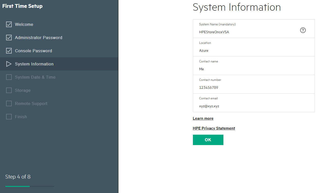 Deploy HPE StoreOnce VSA in Azure - InfraPCS