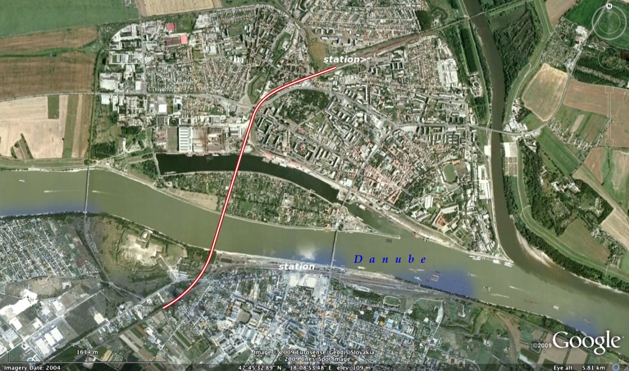 Komárno – Štúrovo high-speed line – Infrastruct