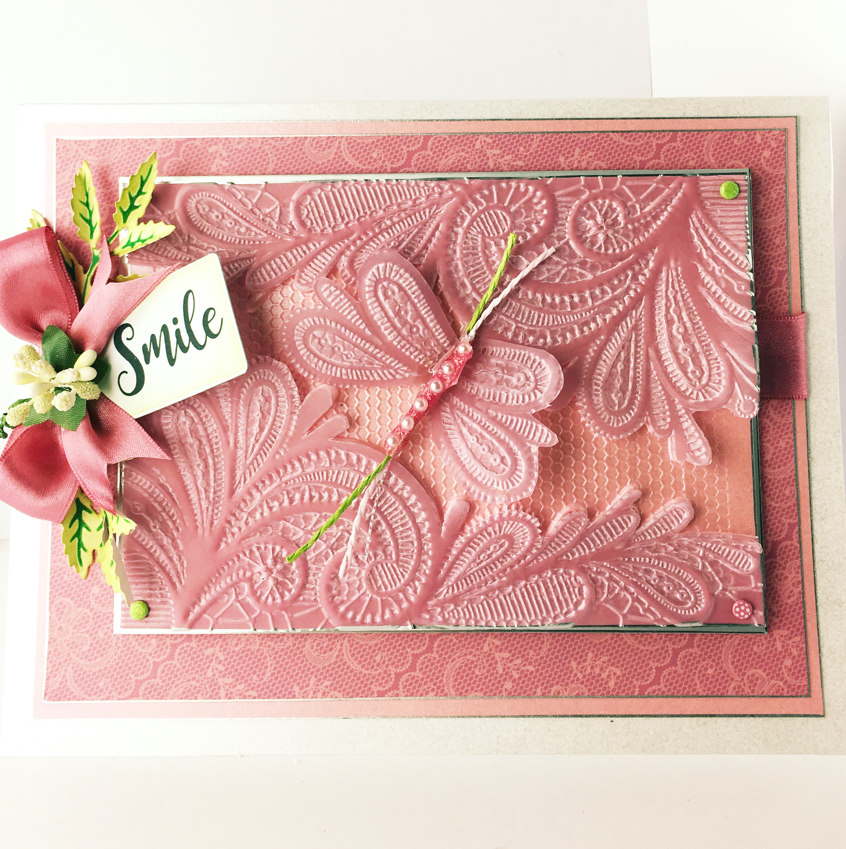 3D embossing- Ornate Lace – Inkybliss creations
