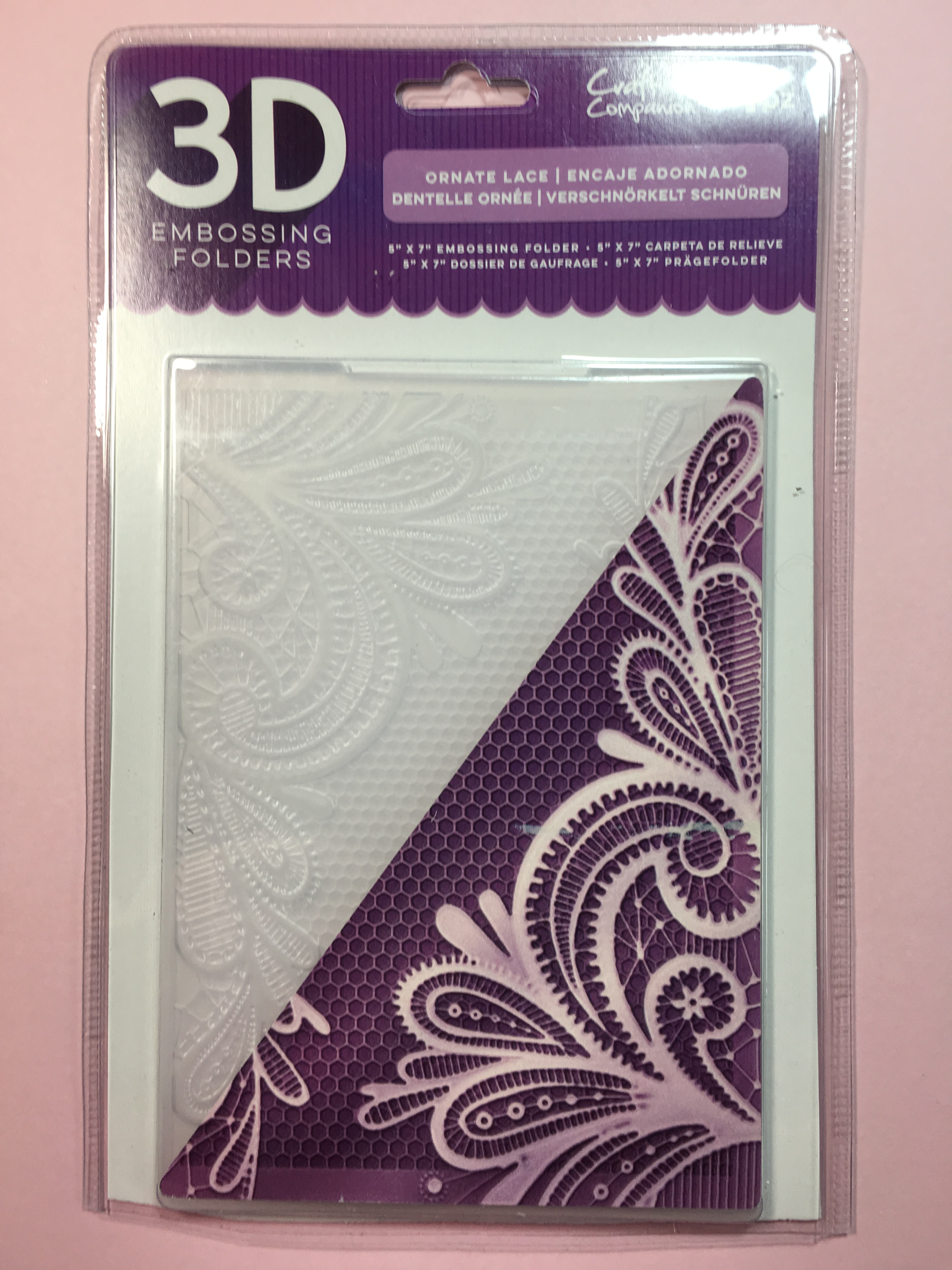 3D embossing- Ornate Lace – Inkybliss creations
