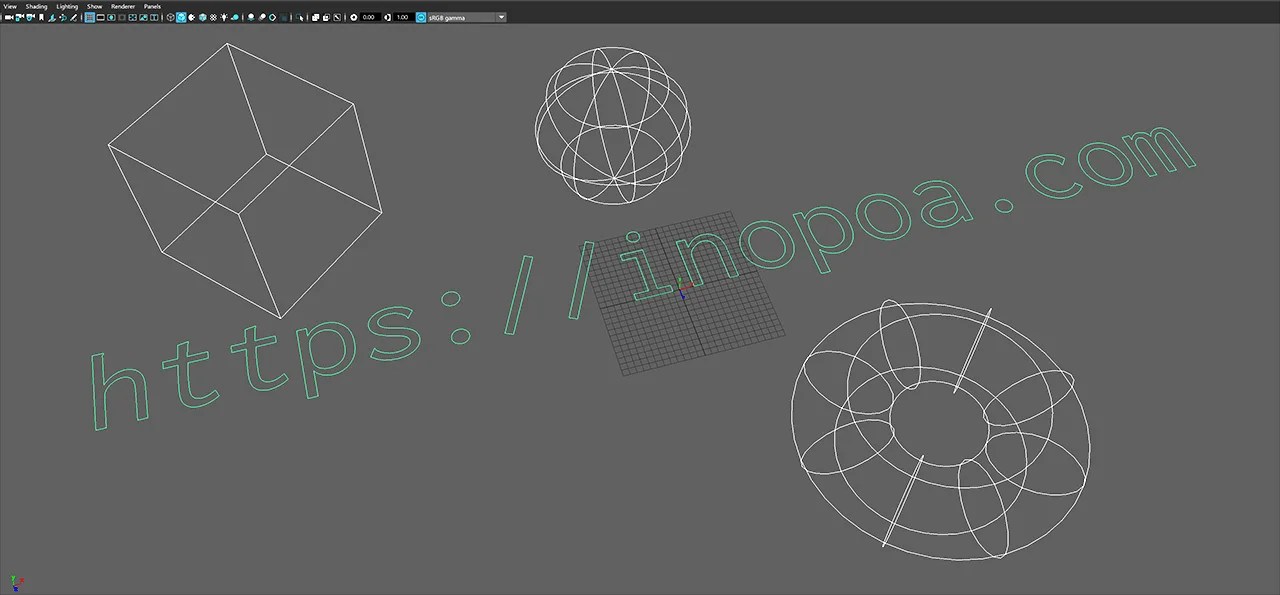 Mayaでコントローラー作成 | いのぽあ CG and GAME blog
