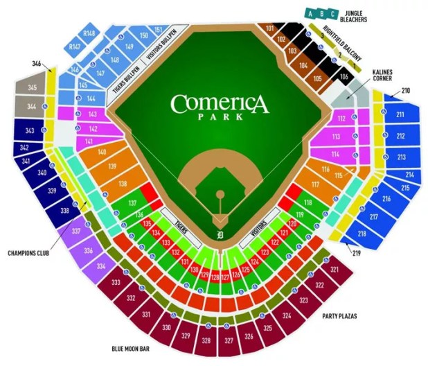 Seating Comerica Park Brokeasshome Seating Comerica Park Brokeasshome