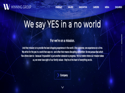 Winning Group relaunches site to reflect purpose - Inside Retail