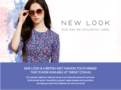 Target pairs with New Look