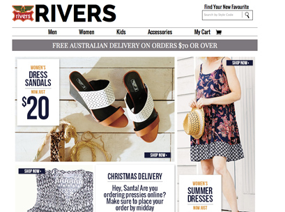 Rivers drags on Specialty Fashion