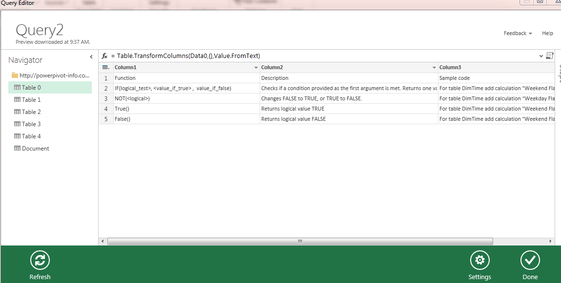 Web Scraping Tables using Excel add-in Data Explorer preview: - Insight Extractor - Blog