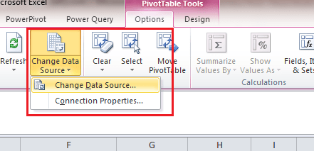How to Change Data Source of an Excel 2010 Pivot Table? - Insight Extractor - Blog