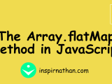 The Array Flatmap Method In Javascript