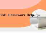 Html Homework Help Html Assignment Help Instaneduhelp