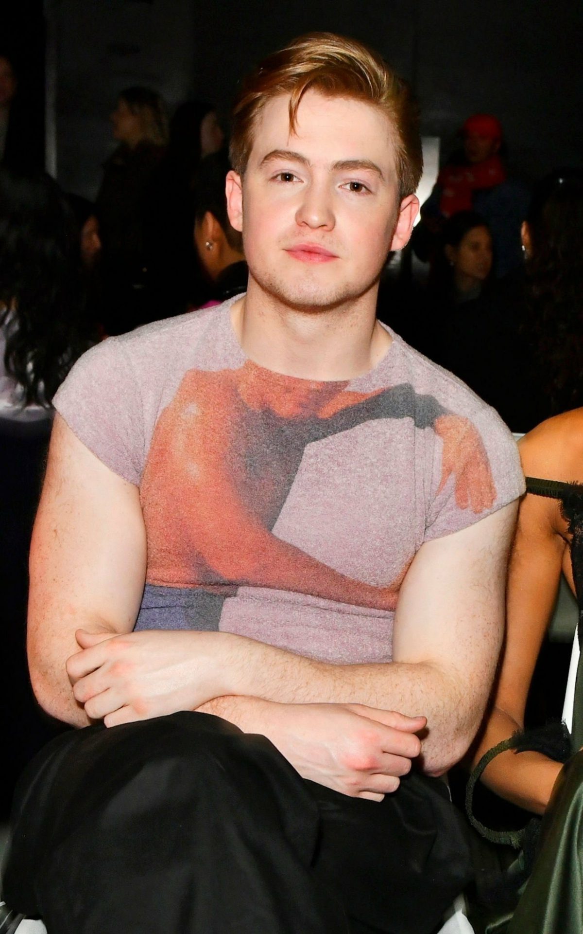 Kit Connor with His "Gym and Rugby Arms" Struts Through Fashion Week ...