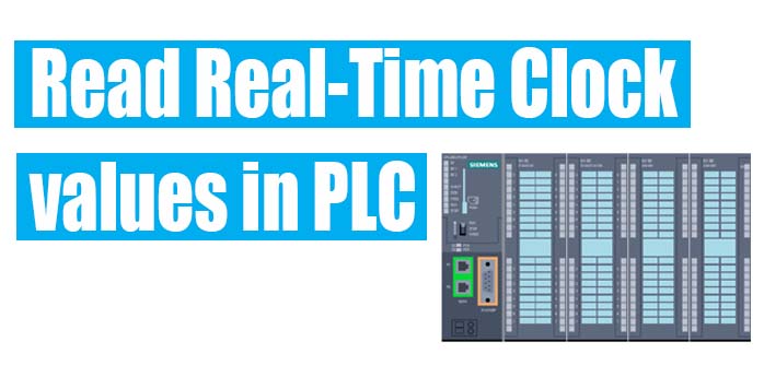 How to read Real Time Clock values in siemens plc?