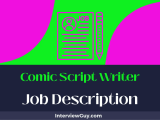 Comic Script Writer Job Description Updated For 2026