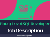 Entry Level Sql Developer Job Description Updated For 2026