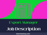 Export Manager Job Description Updated For 2026