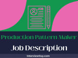Production Pattern Maker Job Description Updated For 2025