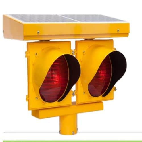 AC/Solar Double Sided 24-Hour Flashing Beacon 2400 Series - Interwest ...