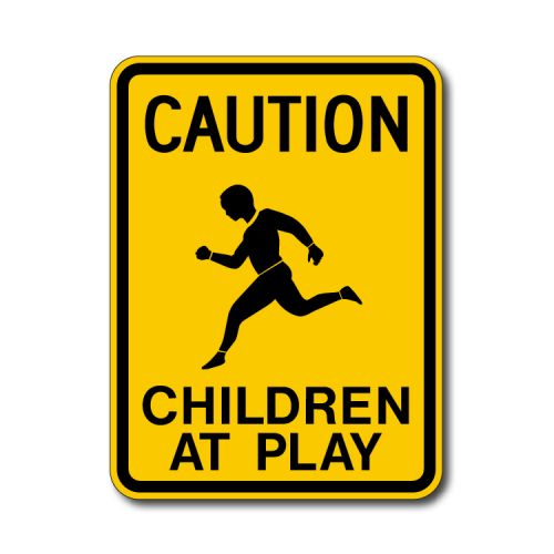 Caution Children at Play Sign | Interwest Safety Supply