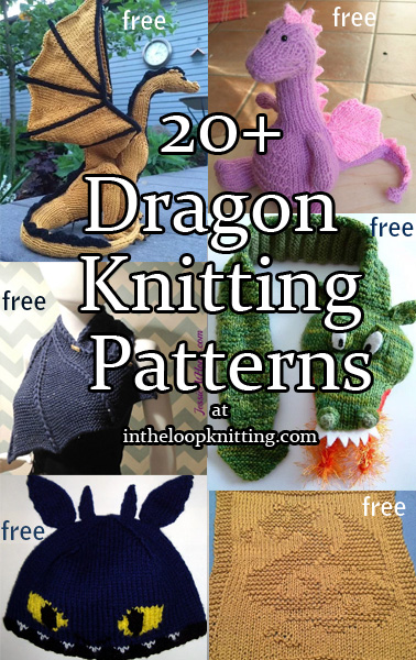 Dragon Knitting Patterns | In the Loop Knitting