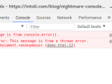How To Test If Your Website Logs Errors To The Console
